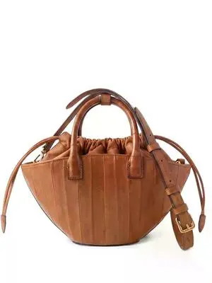 BIAGINI Small Le Mignon Panier Eel Skin Tote Bag