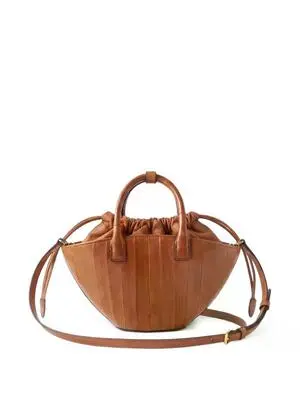 BIAGINI Small Le Mignon Panier Eel Skin Tote Bag