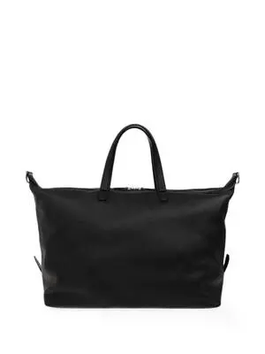 Brioni Grained Leather Holdall - Grey