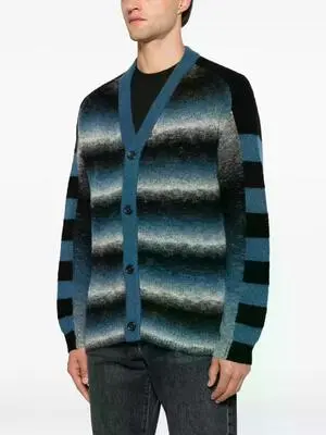 Paul Smith Striped Button-up Cardigan
