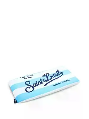 MC2 SAINT BARTH Aiden Logo-print Striped Beach Towel