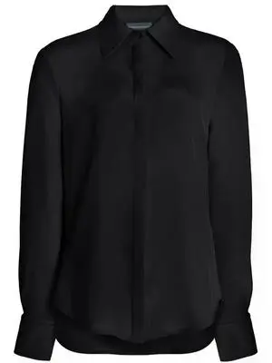 Brandon Maxwell Spence Silk Shirt