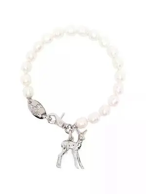 VIVIENNE WESTWOOD Monette Deer Necklace - Silver