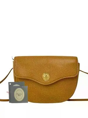 Dior 20th Century Pebbled Leather Crossbody Bag - Brown