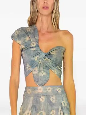 JBQ Sol Twist-detail Top - Blue