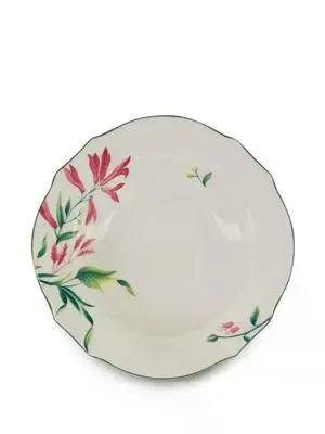 GINORI 1735 Flower-print Soup Plate - Neutrals