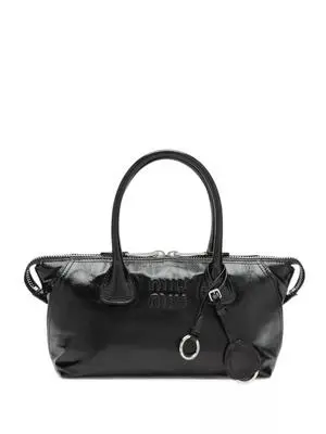 Miu Miu Logo-embossed Tote Bag