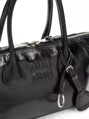 Miu Miu Logo-embossed Tote Bag