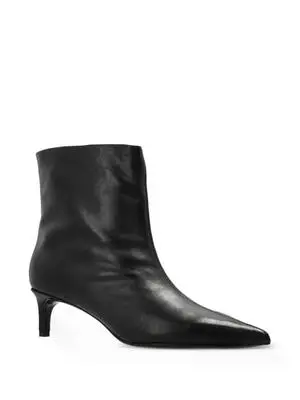 BLACK SUEDE STUDIO Trina 50 Pointed-toe Ankle Boots - Black