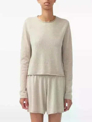 LISA YANG Ida Sparkle Sweater - Neutrals