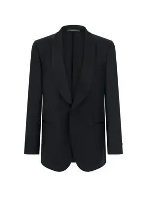 Boggi Milano Shawl-collar Blazer - Black