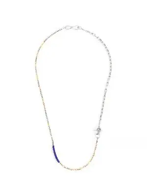 Paul Smith Beaded Chain Necklace - Silver