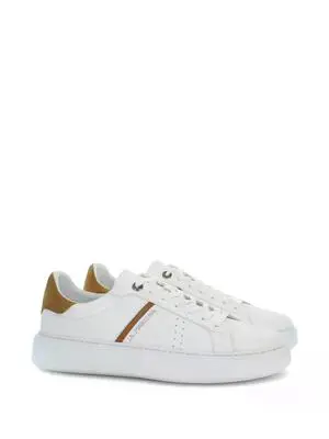 LA MARTINA Logo-print Leather Sneakers - White
