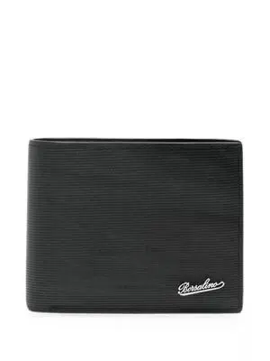 Borsalino Logo-plaque Bi-fold Wallet - Black