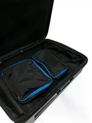 PIQUADRO Ridged Hard-shell Suitcase - Black