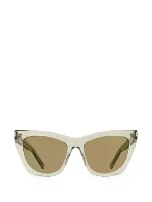 Saint Laurent Kate Cat-eye Sunglasses - Neutrals