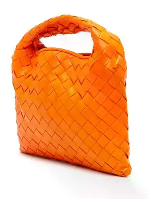 Bottega Veneta 2012-2026 Mini Calfskin Intrecciato Hop Satchel
