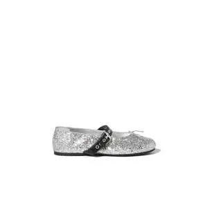 Miu Miu Glitter Ballerinas