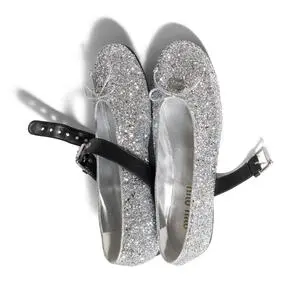 Miu Miu Glitter Ballerinas