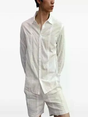 SMR DAYS Holbox Pintuck-detail Shirt