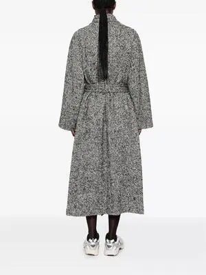 JUUN.J Herringbone-pattern Belted Coat