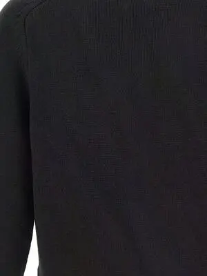 GRAN SASSO Band-collar Zip-up Cardigan