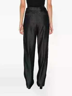 IRO PARIS Pleated Wide-leg Jeans