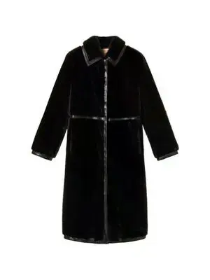 TWINSET Faux-fur Trim-detail Coat