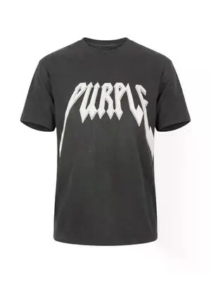 PURPLE BRAND Logo-print T-shirt
