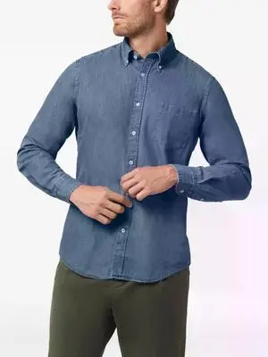 Paul & Shark Soffio Button-down Denim Shirt
