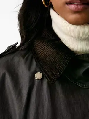 VICOLO Waxed Double-breasted Coat