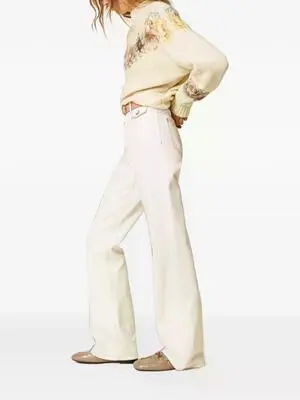 TWINSET Straight-leg Bull Denim Trousers