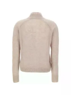 GRAN SASSO Half-button High-neck Sweater - Neutrals