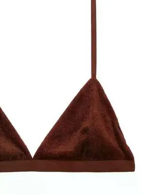 BASERANGE Mississippi Triangle-cup Bra - Red