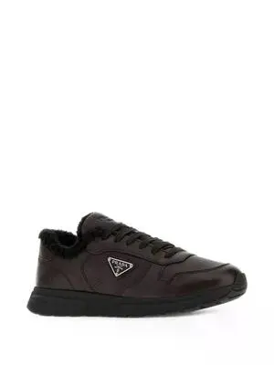 Prada Prax Leather Sneakers - Brown