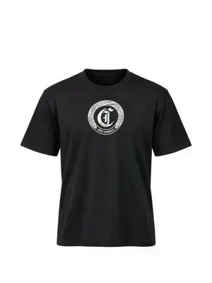 Just Cavalli Logo-print Cotton T-shirt - Black