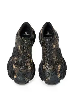 Camper Tormenta Leather Low-top Sneakers - Black