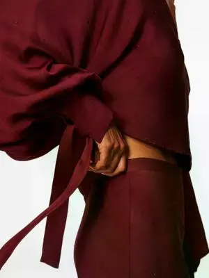 TWINSET Satin Shrug With Rhinestones