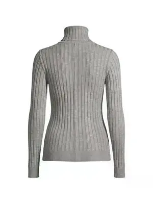 Peserico Ribbed-knit Roll-neck Sweater - Grey