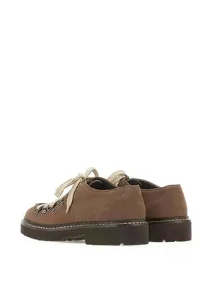 DOUCAL'S Suede Lug-sole Lace-up Derby Shoes
