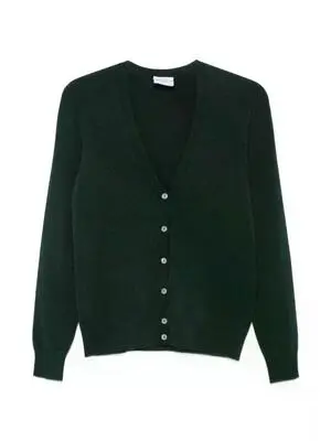 AROVESCIO Button-up V-neck Cardigan - Green