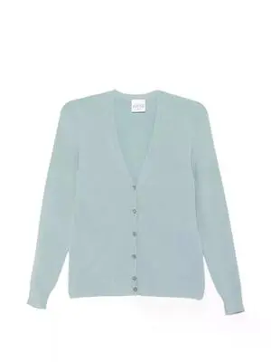 AROVESCIO V-neck Button-up Cardigan - Blue
