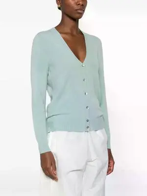 AROVESCIO V-neck Button-up Cardigan