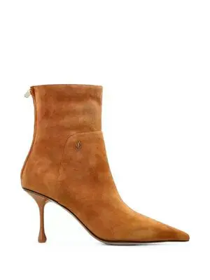 JIMMY CHOO Cycas Suede Ankle Boots - Brown
