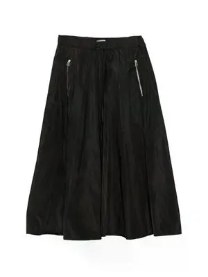 SUSANNE BOMMER Zip-detail Taffeta Skirt