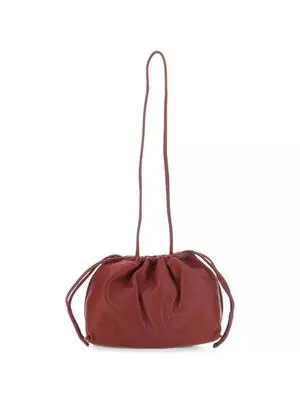 Soeur Suzette Drawstring Leather Shoulder Bag