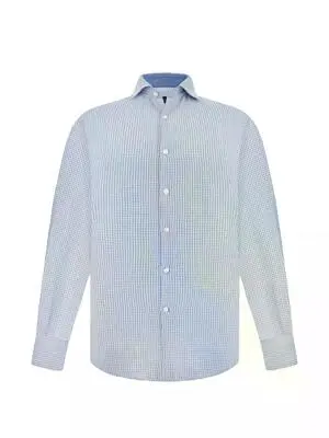 Paul & Shark X-soft Houndstooth-pattern Flannel Shirt