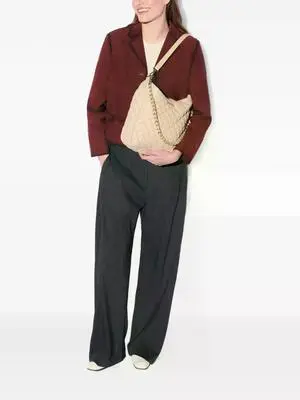 Mz Wallace Buff Quilted Shoulder Bag