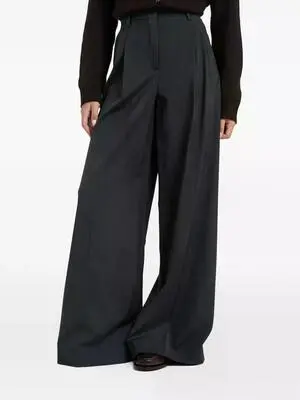 Max Mara Adelf Pleated Wide-leg Trousers