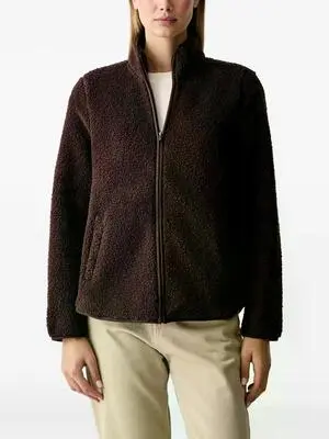 Sketchers Skech-sherpa Fleece Zip-up Sweater - Brown